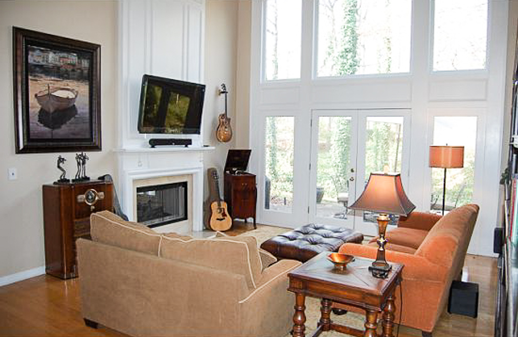 How to decorate a open living room