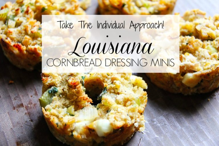 Louisiana Cornbread Dressing Minis | Sumptuous Living