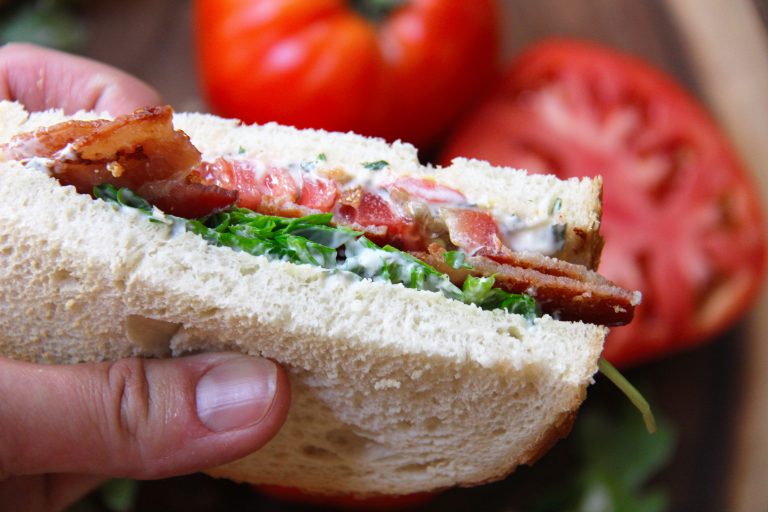 Fancy BLT with Herb Mayo & Arugula | Sumptuous Living